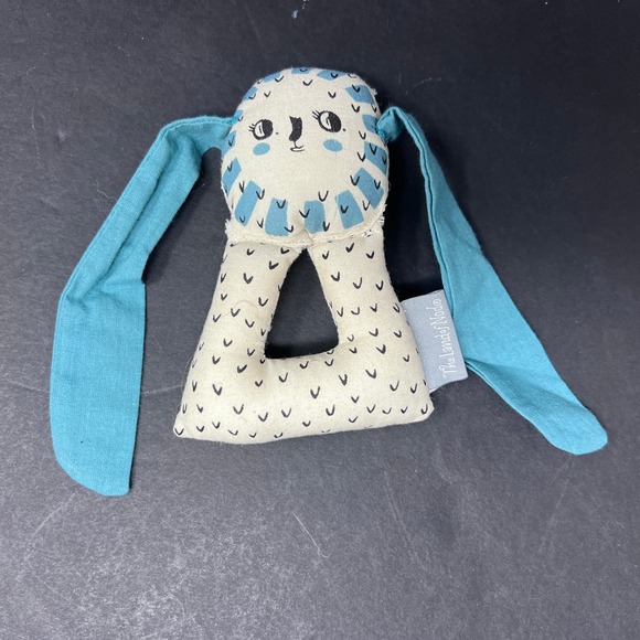 Land Of Nod | Toys | Land Of Nod Plush Roxy Marj Baby Rattle Eyes Open ...